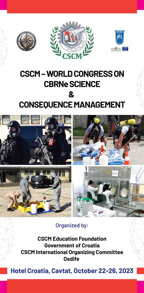 Cscm World Congress On Cbrne Science And Consequence Management