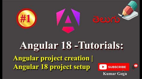 1 angular18 project creation angular 18 project setup for beginners