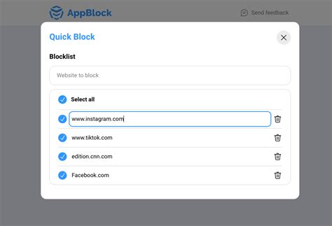 New Appblock Chrome Version 110 Features Add Pages And Manage Your Block List With Ease