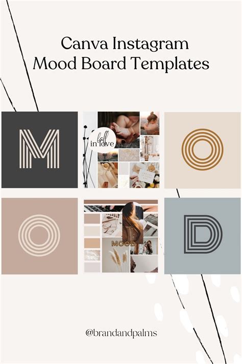 Canva Instagram Mood Board Templates