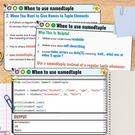 When To Use Namedtuple In Python Programming And Coding Complete Lessons