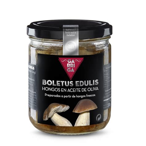 Boletus Edulis En Aceite De Oliva Conservas Garriga