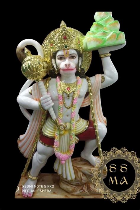 Marble Bajrangbali Statue Temple White At ₹ 150000 In Jaipur Id