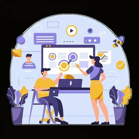 Premium Vector 2d Vector Illustration Colorful Learn New Skills