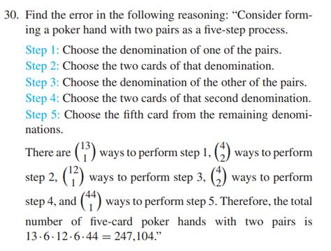 Solved Find The Error In The Following Reasoning Consider Chegg