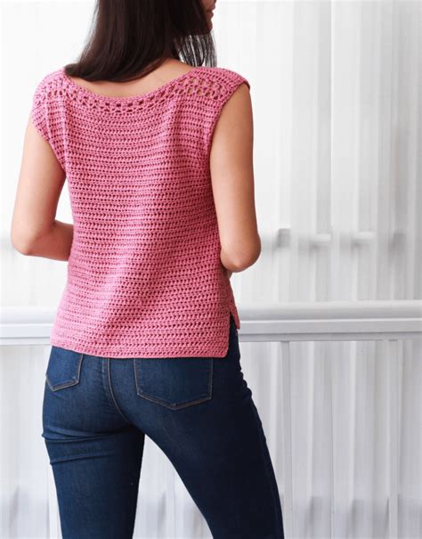Rose Top Crochet Pattern The Easy Design