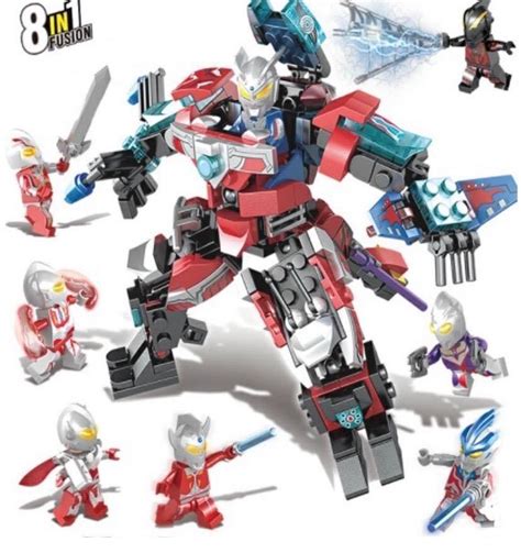 【未使用】新品legoレゴ互換 ウルトラマン合体8体 ミニフィグ人形セットの落札情報詳細 ヤフオク落札価格検索 オークフリー