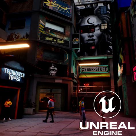 Artstation Back Alley Residence Unreal Engine Demo Gameplay