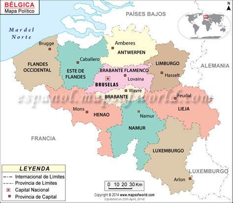 Mapa Belgica Mapa De Belgica