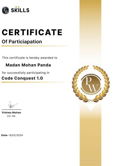 Madan Mohan Panda On Linkedin Pwskills Pwcodeconquest Codingjourney