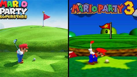 Comparison Of Chip Shot Challenge In Mario Party YouTube