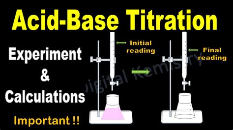 Acid Base Titration Experiment