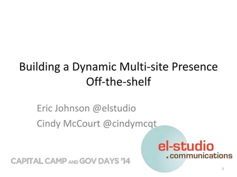 Doing Drupal Multi Site Without Code Ppt Free Download