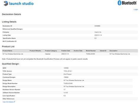 Xiaomi Airdots Lite Xiaomi Mi True Wireless Lite Ricevono La