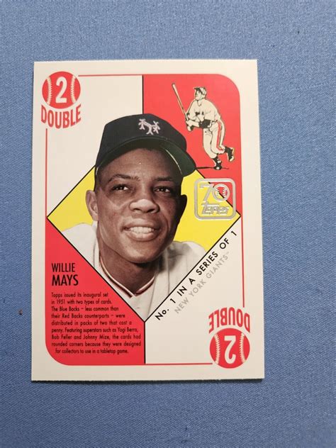 2021 Topps 70 Years Of Topps Baseball Series 2 70yt 1 Willie Mays