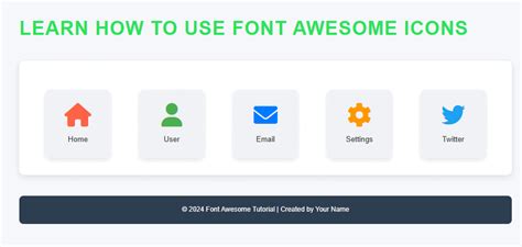 How To Use Font Awesome Icons In Html Geeksforgeeks
