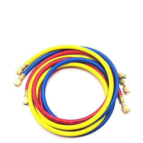 R R With Ball Valve Fitting For Manifold Gauge Refrigerant Charging Hose Buy Air