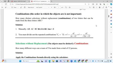 Introduction To Permutations And Combinations Youtube
