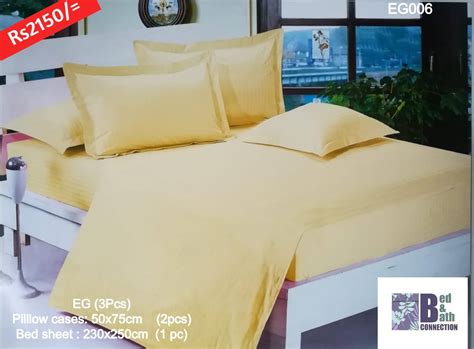 Nmj International Holdings Egyptian Cotton 3pcs Pillow Case 50x75