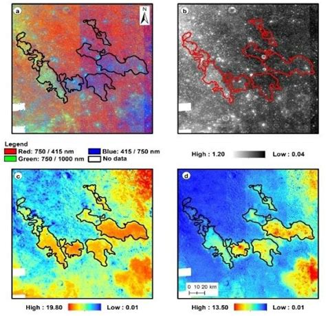 A Clementine UVVIS Bands 415 750 And 100 Nm Utilized For Generation