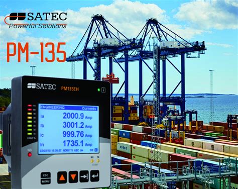 The Role Of Satec Pm 135 In Preventing Downtime In Port Cargo Crane