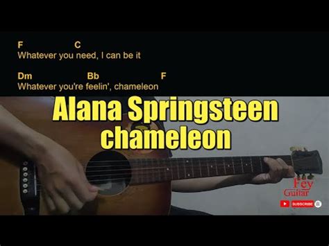 Alana Springsteen Chameleon Guitar Chords Cover YouTube