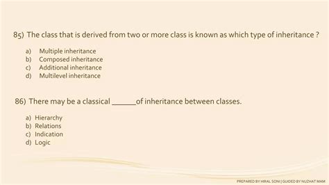 std 12 computer chapter 6 object oriented concept important mcqs pptx