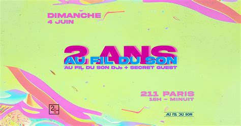 Au Fil Du Son X 211 En Le 211 París