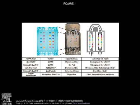Exhaled Breath Analysis With A Colorimetric Sensor Array For The