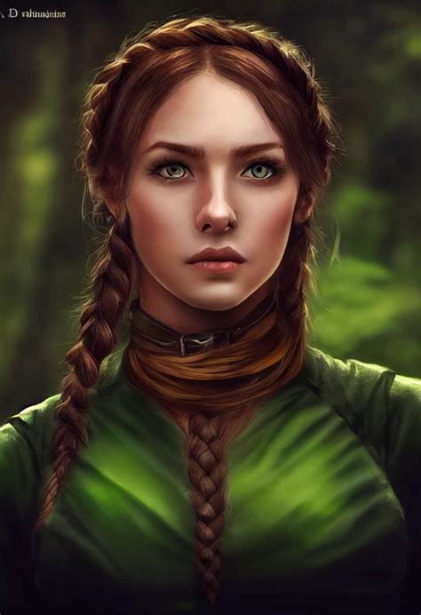 Female Human Ranger Dandd 5e Character Concept Midjourney 42 Off