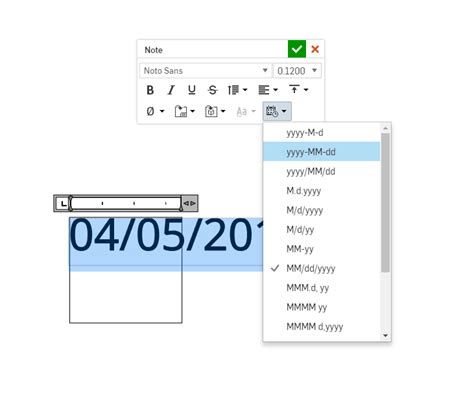 Date Display Onshape