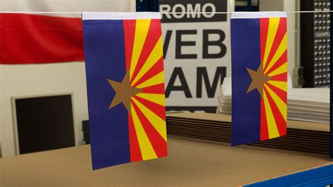Arizona Satin Flag 6x9 Maxflags Royal Flags