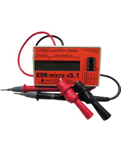 Приборы Esr Micro для быстрой проверки конденсаторов БЕЗ ДЕМОНТАЖА