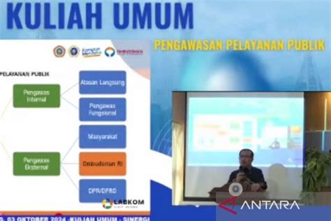 Ketua Ombudsman Sebut Masyarakat Bagian Dari Pengawas Pelayanan Publik