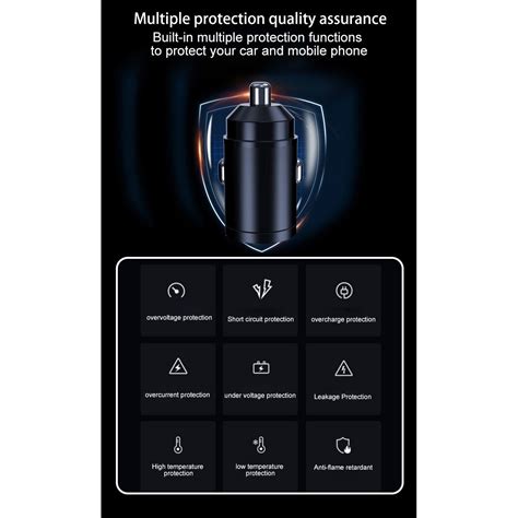 Incarcator Auto Hidden Design SuperFastCharge W USB Tip C PD W USB A W Incarcare