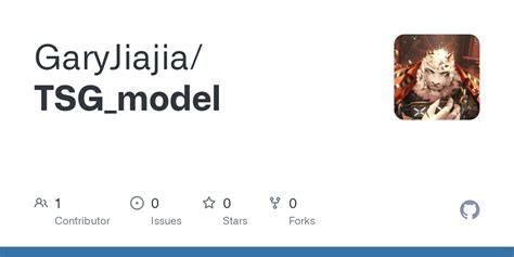 GitHub GaryJiajia TSG Model