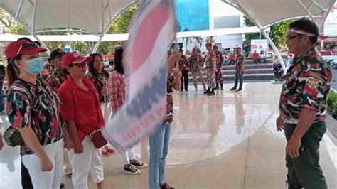 Meriahkan HUT Kemerdekaan RI Ke 78 Laskar Merah Putih Kota Manado