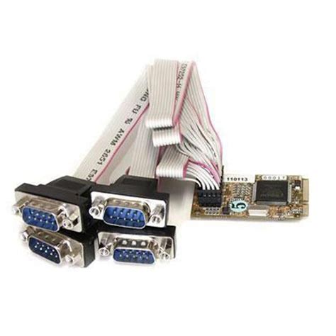 StarTech Com 4 Port RS232 Mini PCI Express Serial Card W 16650 Walmart Com