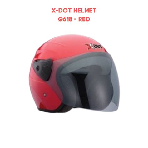 original x dot xdot helmet g618 with visor clear sirim product