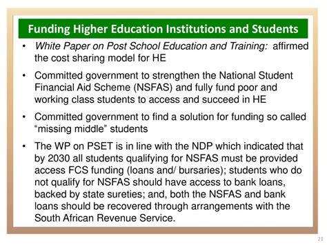 Financing Higher Education In South Africa Higher Education Financing