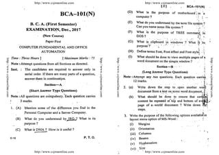 Bca 1 Sem Dec 2017 Pdf