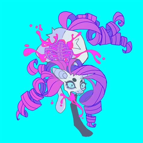 3488312 Grotesque Semi Grimdark Artist Cutesykill Rarity Pony