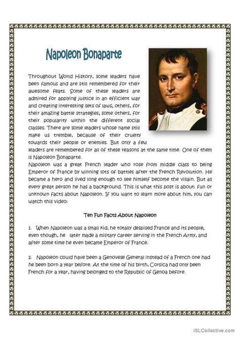 Napoleon Bonaparte Facts Napoleon Bonaparte French Revolution History