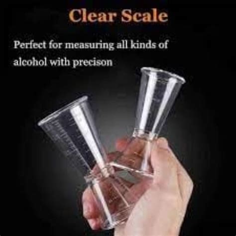 Jual Jigger Acrylic 20ml Dan 40ml Gelas Takar Gelas Ukur Measuring