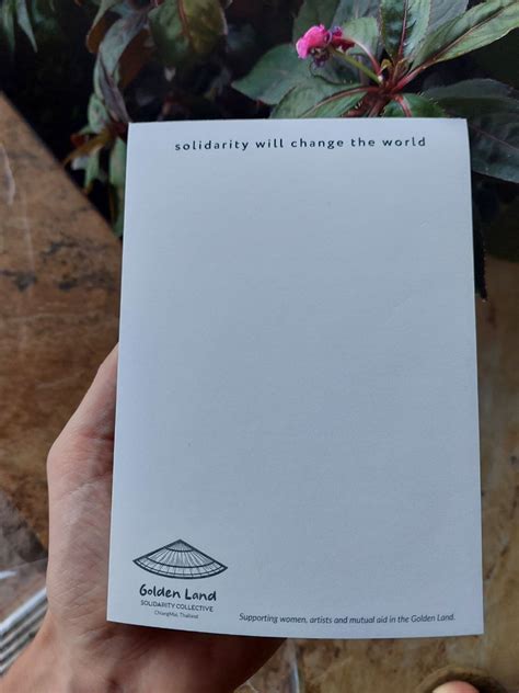 Magnetic Notepad Golden Land Solidarity Collective
