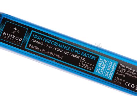 Lipo 74v 1300mah 25c Buffer Tube Type T Plug Umbrella Armory Eu