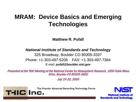 Pdf Mram Device Basics And Emerging Technologies · Pdf Filepufall