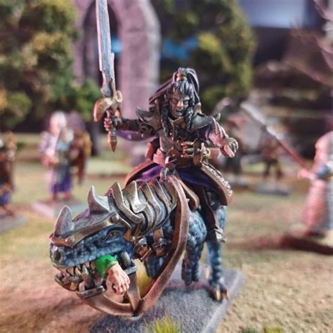 3d Printable Dark Elf Commander By Landor Miniatures