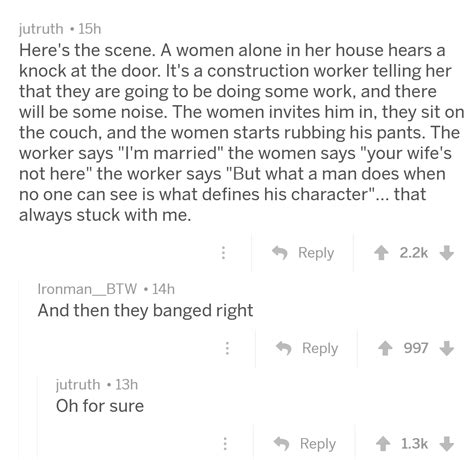 When Asked About The Most Memorable Porn Dialogue R Funny