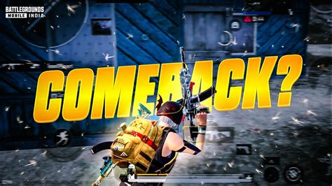 Comeback⚡️ Bgmi Competitive Highlights Iphone 11 Youtube